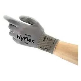 Ansell HyFlex Mechanical Protection Mehrweg Arbeitshandschuhe Nylon, PU (Polyurethan) Größe 7 Grau 12 Paar à 2 Handschuhe