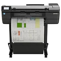 HP DesignJet T830 Farb Tintenstrahl 3-in-1 Multifunktionsdrucker DIN A1 Schwarz, Silber