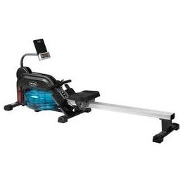 Ruderzugmaschine body coach "ROWER DELUXE Wasserwiderstand & 5fach verstellbarer Zugwiderstand", silber (silberfarben, schwarz), RudergeräteB:55cm H:111cm L:216cm, Rudermaschine, 5 Widerstandsstufen, Wasserwiderstand, B:55cm H:111cm L:216cm