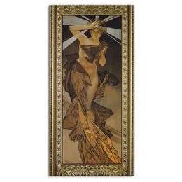 Wandbild Artland "Sterne: Der Morgenstern", beige (naturfarben), B:75cm H:150cm, Canvas, Leinwand, Bilder, als Leinwandbild, Wandaufkleber in verschied. Größen