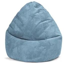 Sitzsack MAGMA HEIMTEX "BeanBag SHARA XXL", blau (petrol), B:130cm, Bezug: 100% Polyester, Sitzsäcke