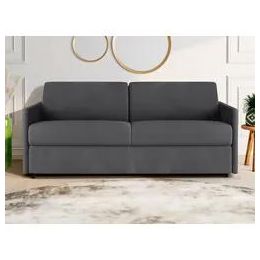 Schlafsofa 4-Sitzer - Liegefläche: 160 cm - Matratzenhöhe: 22 cm - Stoff - Grau - CALIFE