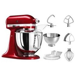 KitchenAid Küchenmaschine "5KSM175PSECA LIEBESAPFEL-ROT", rot (liebesapfel, rot), B:24cm H:36cm T:37cm, Küchenmaschinen, mit Zubehör im Wert von ca. 112,-€ UVP