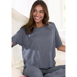 Vivance Dreams T-Shirt grau Gr. 32/34 für Damen. Mit Rundhals. Loose Fit