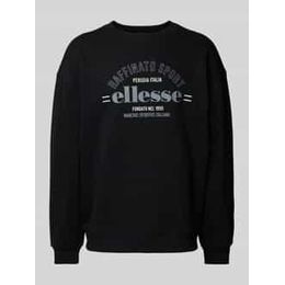 Ellesse Sweatshirt mit Label-Print Modell 'SADALI'