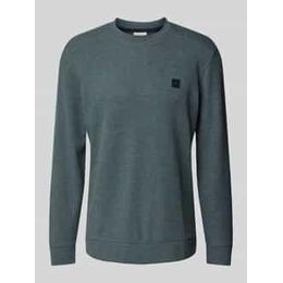 Tom Tailor Regular Fit Sweatshirt aus Baumwoll-Mix in Melange