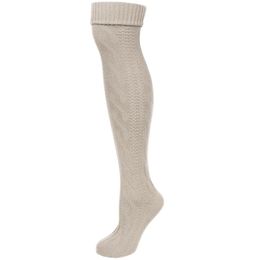 Normani Trachtensocken Damen Gr&ouml;&szlig;e 35/38 beige