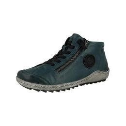 Remonte Schnürstiefelette Damen Größe 44 petrol / schwarz Winterschuhe