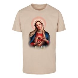 Mister Tee Shirt Herren Größe XXL sand / blau / rot