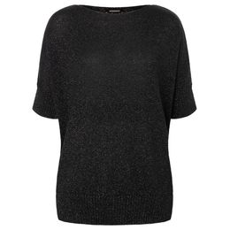 More & More MORE & MORE Pullover Damen Gr&ouml;&szlig;e M/L schwarz / silber