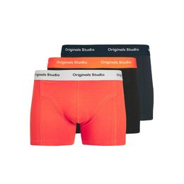 Jack & Jones JACK & JONES Boxershorts 'JACVestebro' Herren Gr&ouml;&szlig;e M marine / grau / lachs / schwarz