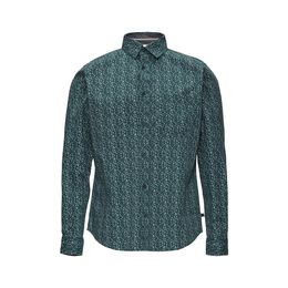 s.Oliver Hemd Herren Größe XXXL creme / petrol / schwarz