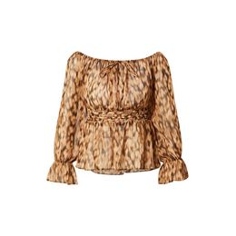 River Island Bluse Damen Gr&ouml;&szlig;e XXL braun / hellbraun