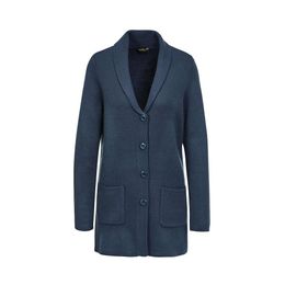 GOLDNER Strickjacke Damen Größe S/M blau / blue denim