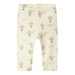 Lil'Atelier Leggings 'NBNGavo' Größe 80 beige / hellbraun / grau