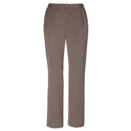 GOLDNER Pleated Pants 'CARLA' female Beige size 46