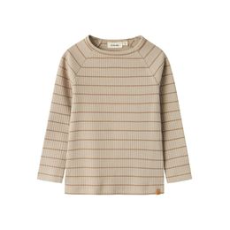 name it Shirt 'Kail' Jungen Gr&ouml;&szlig;e 122/128 beige / camel