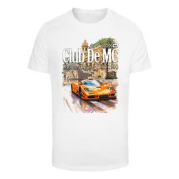 Mister Tee T-Shirt 'Monaco Racing Club' Herren Gr&ouml;&szlig;e M hellbraun / orange / wei&szlig; / offwhite
