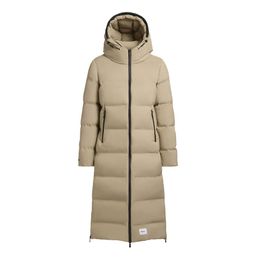 Khujo Mantel 'Larea3-YM' Damen Gr&ouml;&szlig;e XL beige / wei&szlig; Wintermantel