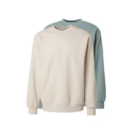 ABOUT YOU Sweatshirt 'Davin' male Beige, Green size XXL