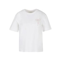 Miss Tee Shirt 'Bow Oneliner' female White size XL