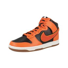 Nike Sportswear Sneaker 'Dunk High Retro' Herren Gr&ouml;&szlig;e 46 orange / schwarz