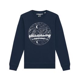 Watapparel Sweatshirt Herren Gr&ouml;&szlig;e XL navy / wei&szlig;