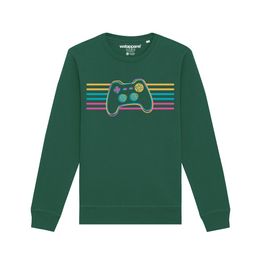 Watapparel Sweatshirt 'Retro Joystick' male Green size S