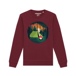 Watapparel Sweatshirt 'Zelten' female Red size 4XL