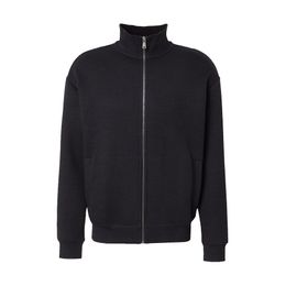 Qs Zip-Up Hoodie male Black size S