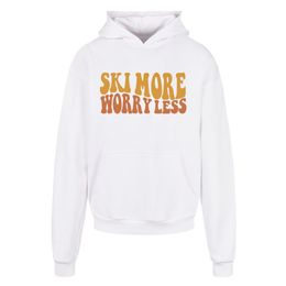 F4NT4STIC Sweatshirt 'Ski More Worry Less' male White size XXXL
