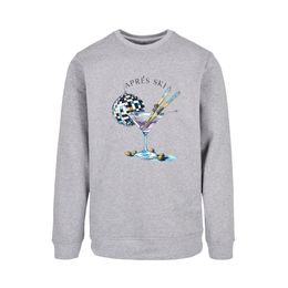 F4NT4STIC Sweatshirt 'Apr&egrave;s Ski Martini Winter Sport' Herren Gr&ouml;&szlig;e S grau / mischfarben