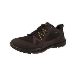 Ecco Halbschuh 'Terracruise II' Herren Gr&ouml;&szlig;e 46 dunkelbraun / gelb / schwarz