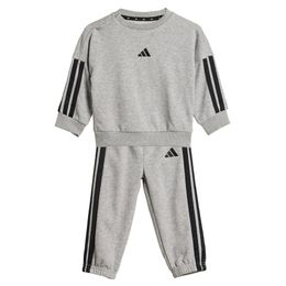 adidas Sportswear Trainingsanzug 'Essentials' Jungen Größe 62 graumeliert / schwarz