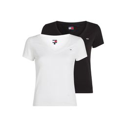 Tommy Jeans Shirt female Black, White size XL