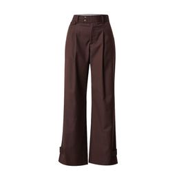 Noella Pleat-Front Pants 'Joann' female Brown size XS