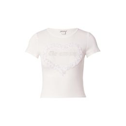 MONKI T-Shirt Damen Gr&ouml;&szlig;e M grau / wei&szlig;