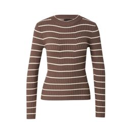 Pieces Pullover 'PCCRISTA' Damen Gr&ouml;&szlig;e M stone / wei&szlig;