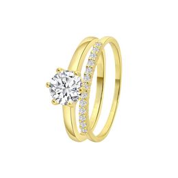 Lucardi Ring female Gold size 53