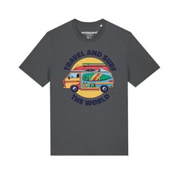 Watapparel Shirt 'Travel and surf' male Grey size M