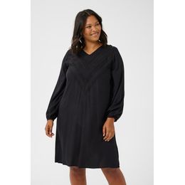 Kaffe CURVE Kleid 'Ellanora' Damen Größe 48 schwarz Winterkleid