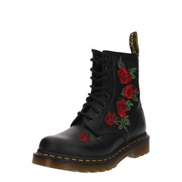 Dr. Martens Schn&uuml;rtiefelette 'Vonda' Damen Gr&ouml;&szlig;e 39 gr&uuml;n / rot / schwarz Winterschuhe