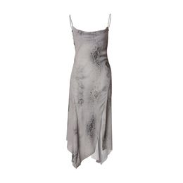 WEEKDAY Kleid Damen Größe 34 grau / schwarz Winterkleid