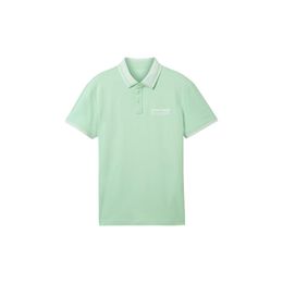 Tom Tailor Poloshirt Herren Gr&ouml;&szlig;e S hellgr&uuml;n / wei&szlig;
