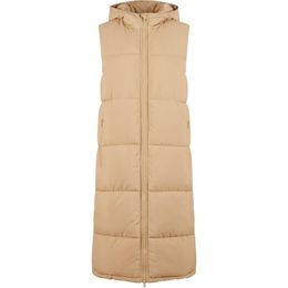 Urban Classics Vest female Beige size 3XL
