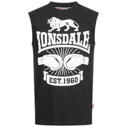 Lonsdale Shirt 'Cleator' Herren Gr&ouml;&szlig;e 4XL schwarz / wei&szlig;