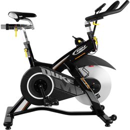 Speedbike BH FITNESS "Indoorbike Duke H920", silber (schwarz, silberfarben), FahrradtrainerB:63cm H:117cm L:104cm, Schwungmasse ca. 20 kg, B:63cm H:117cm L:104cm