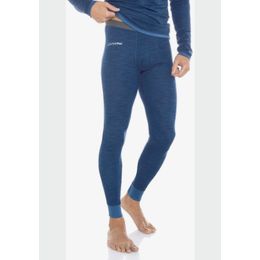 Schöffel Funktionshose SCHÖFFEL "Merino Sport Pants long M" Gr. L, Normalgrößen, blau (8540, blau), Damen, Oberstoff : 43% Lyocell 34% Wolle 23% Nylon, Hosen Funktionsunterhose Lange Unterhose