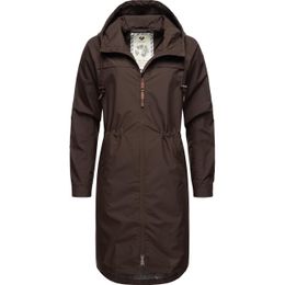 Ragwear Damen Outdoorjacke "Belinka", braun, Basic, Gr. S, Obermaterial: 100% Polyester; Innenfutter: 100% Polyester, Jacken, Wasserdichte lange und