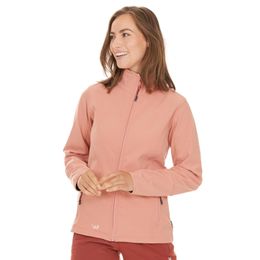 WHISTLER Damen Softshelljacke "Covina", rosa, Gr. 48, unifarben, 94% Polyester, 6% Elasthan, Jacken, mit wasser- und winddichtem Funktionsmaterial
